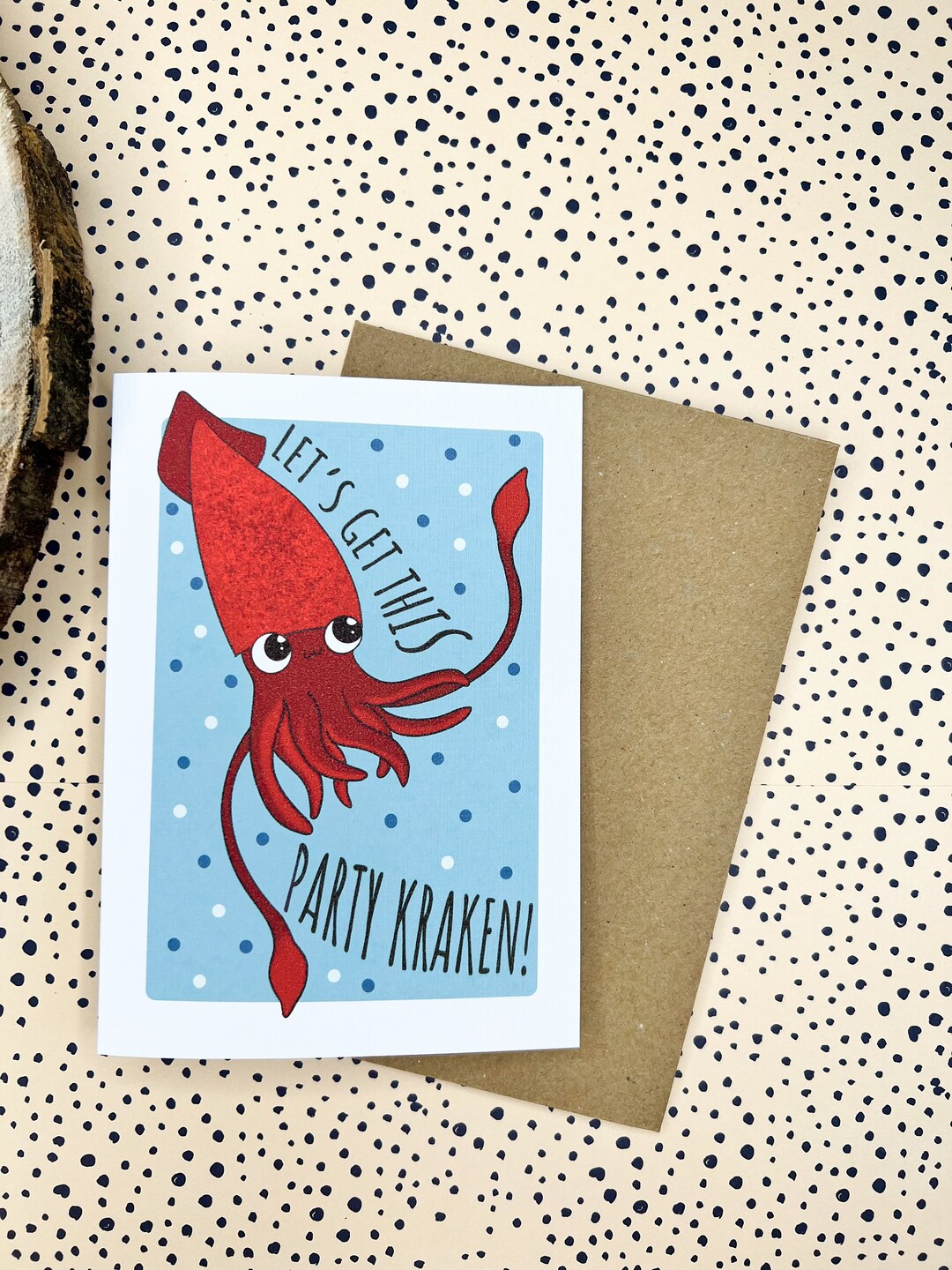 Squid Pun Birthday Card// Punny Birthday Card Birthday Puns - Etsy