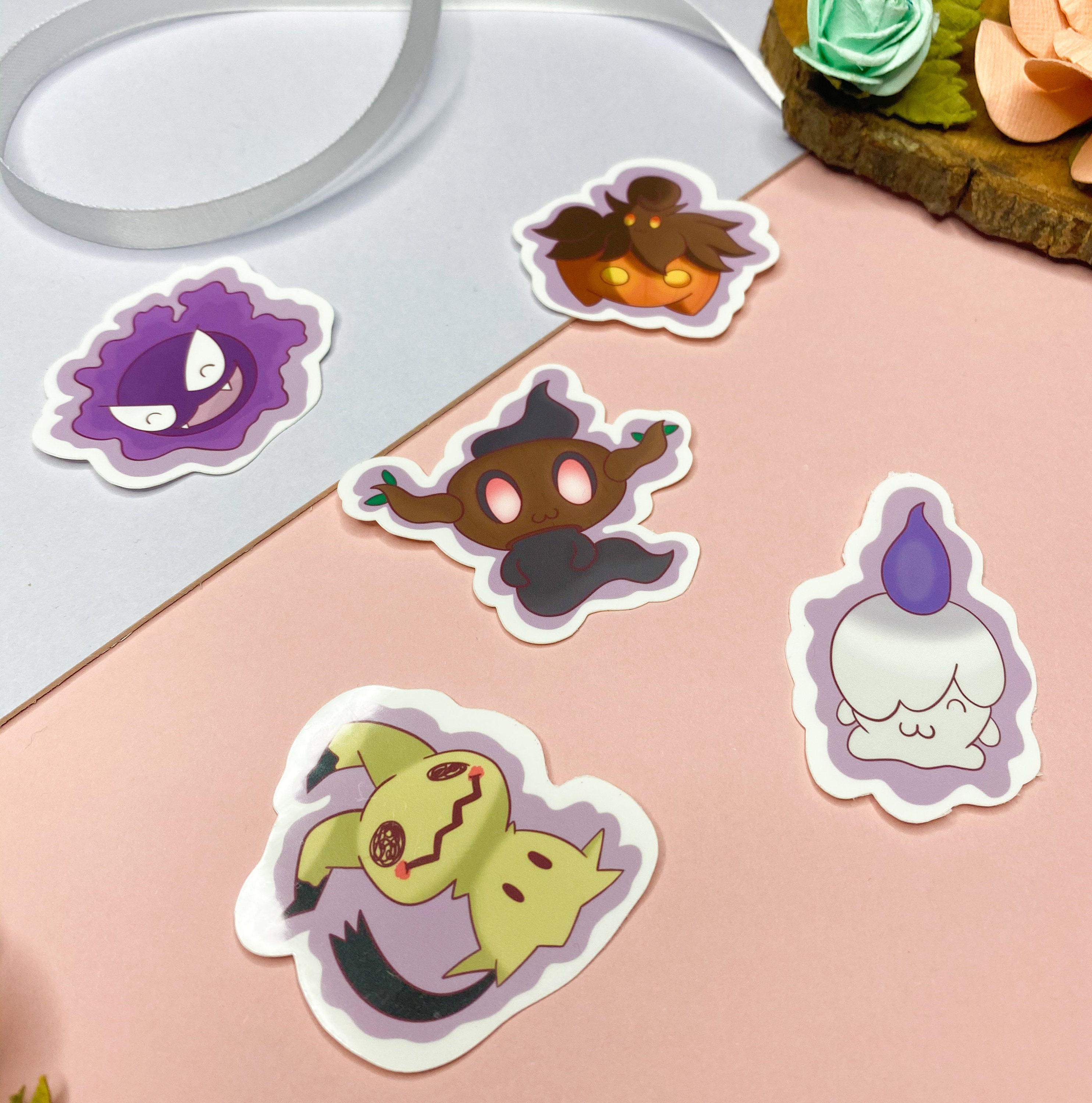 Pokemon Sticker Pack // Vinyl Stickers Vulpix Growlithe - Etsy UK