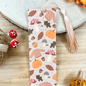 Autumn Print Bookmark / Digital Art, Illustration, Books, Reading ...