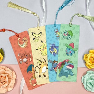 Pokemon Bookmarks // Charizard Bookmark Blastoise Venusaur | Etsy