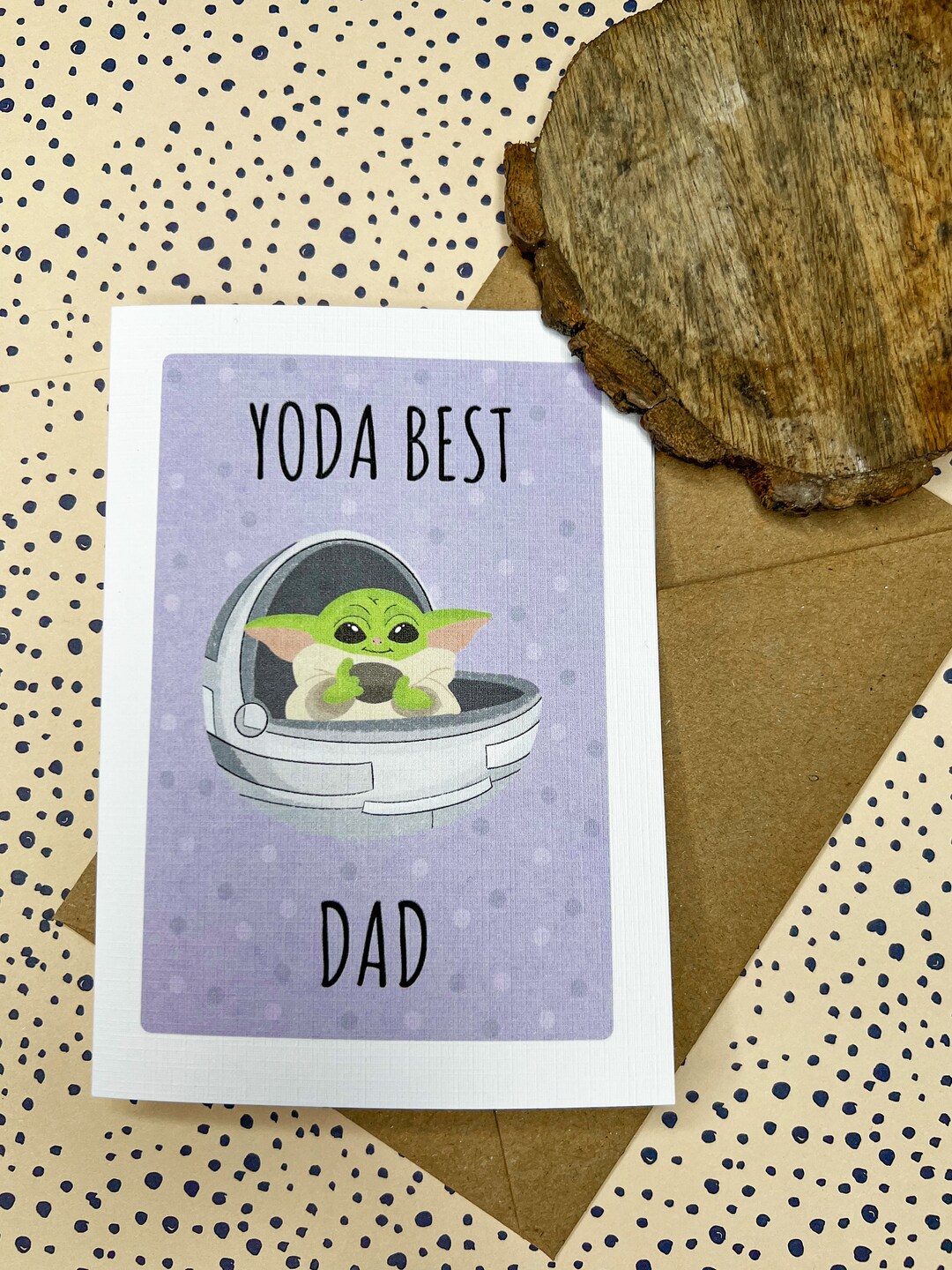 Yoda Best Dad // Starwars Fathers Day Card, Punny Fathers Day Card ...