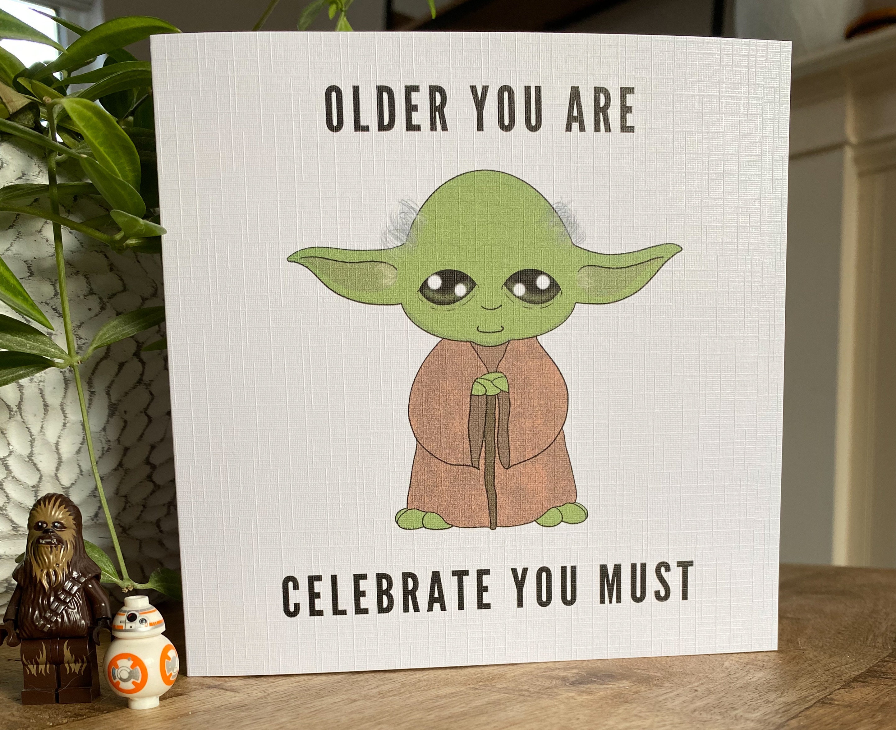 Star Wars Birthday Cards // Star Wars Puns Handmade Blank | Etsy