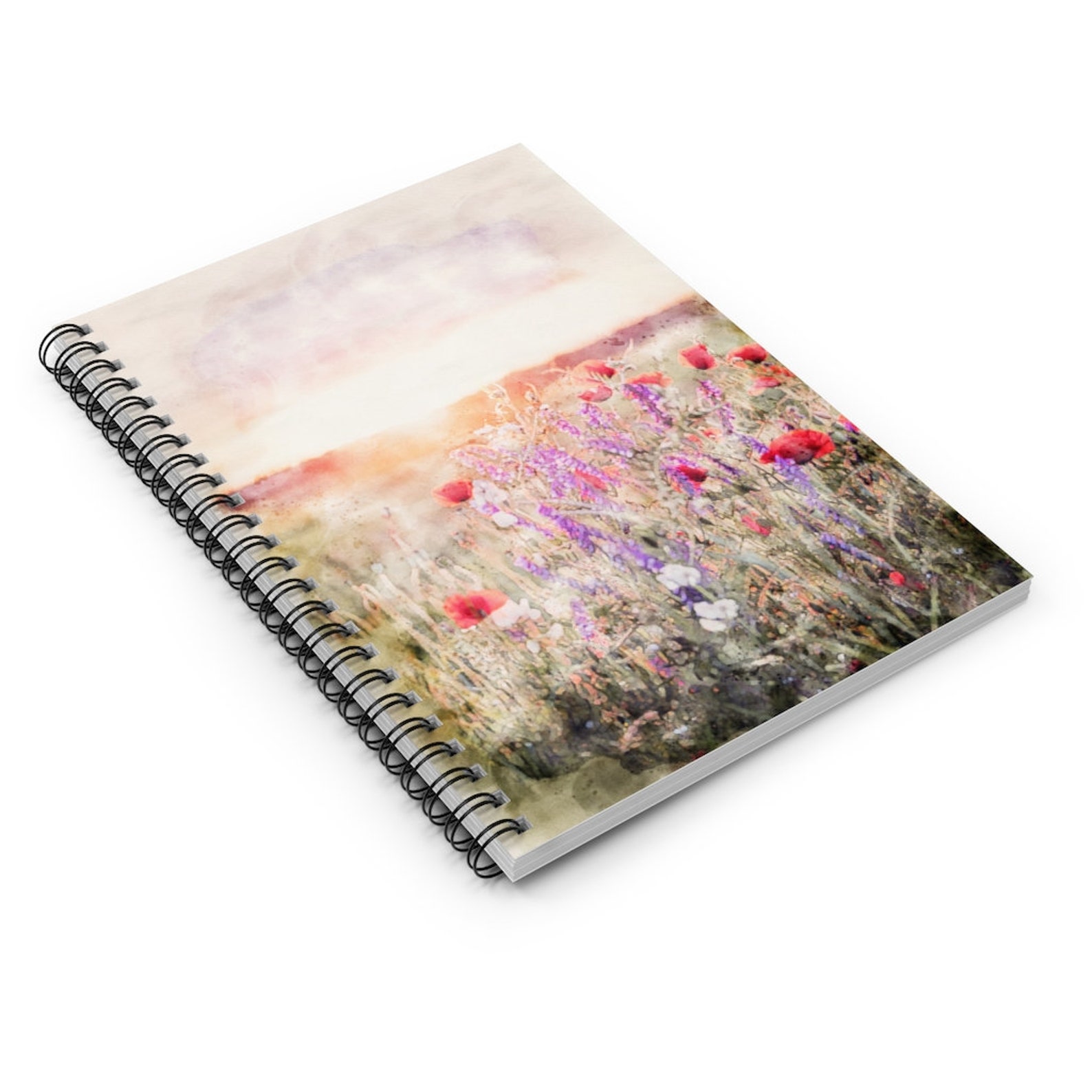 Watercolor Spiral Notebook. Colorful Spiral Journal. Nature - Etsy