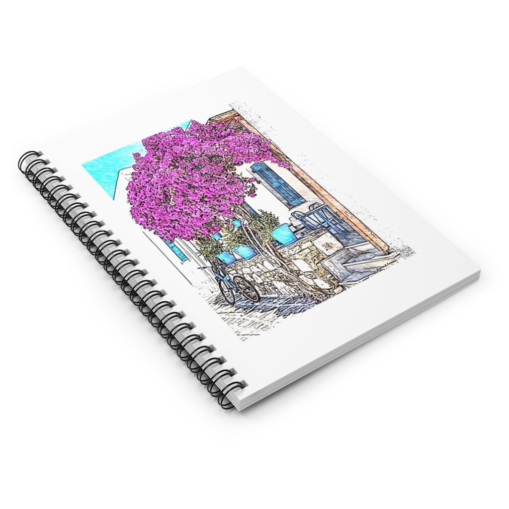 Colorful Spiral Notebook. Lovely Panorama Spiral Journal. - Etsy