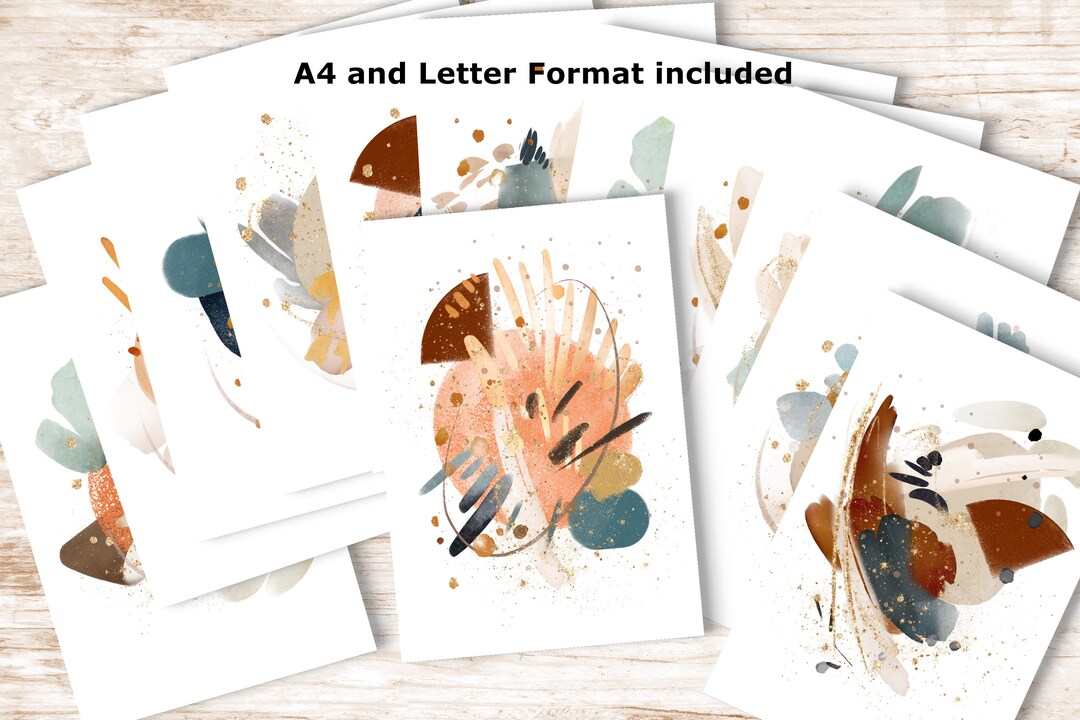 A4 Watercolor Agenda Cover Pages. 12 Printable Planner Dividers ...