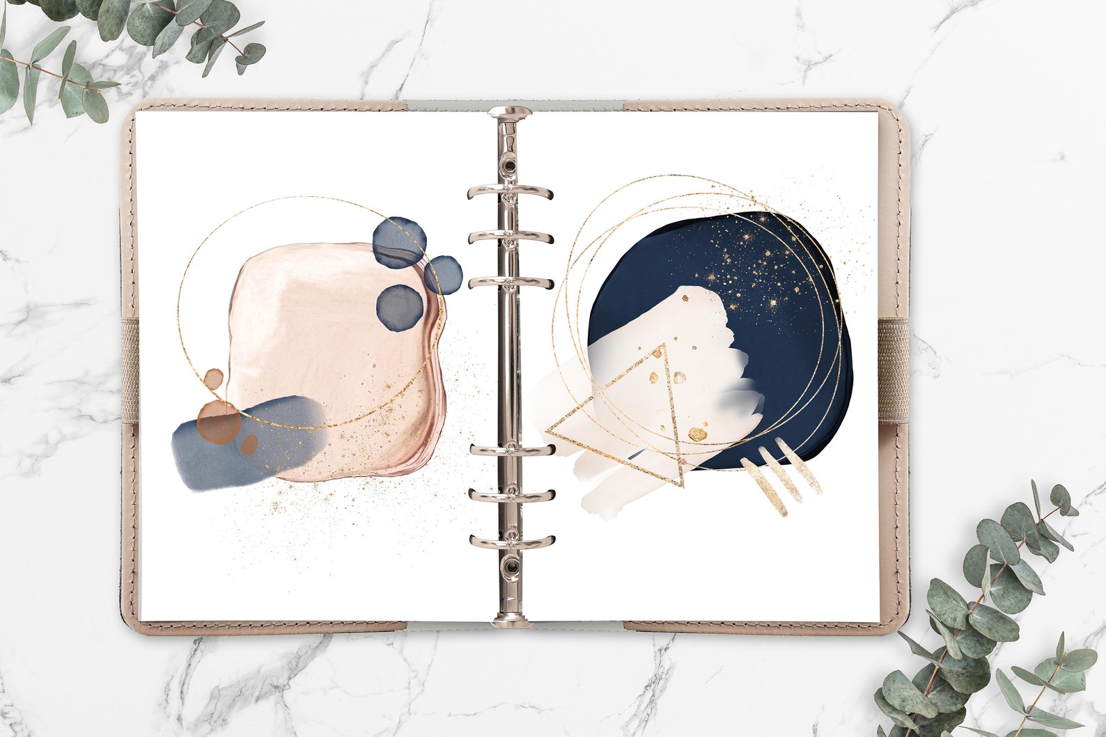 12 Watercolor Agenda Cover Pages. A4 Printable Planner Covers. Journal ...