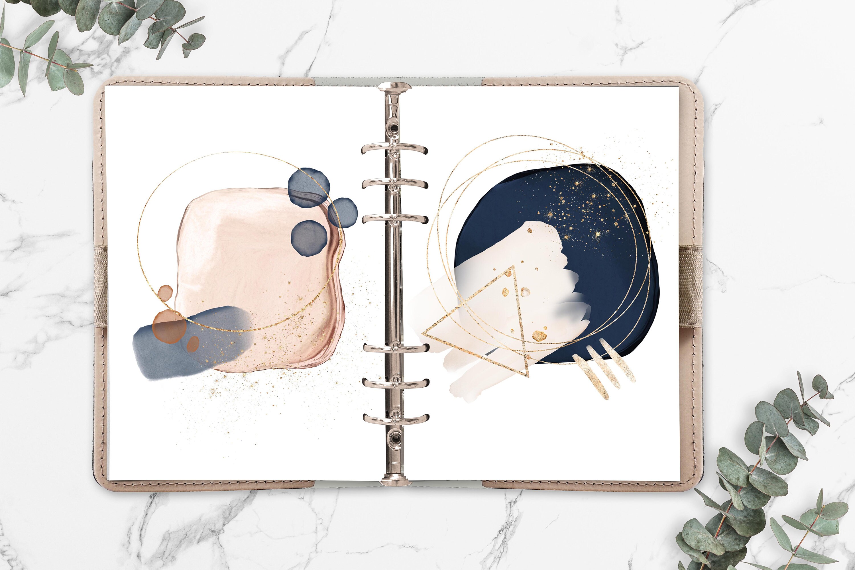 12 Watercolor Agenda Cover Pages. A4 Printable Planner Covers. Journal ...