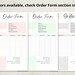 Green Printable Crafters Order Form. Custom Order Form Template for ...