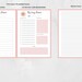 Printable Floral Undated Planner Bundle, Printable A4 Year Planner ...