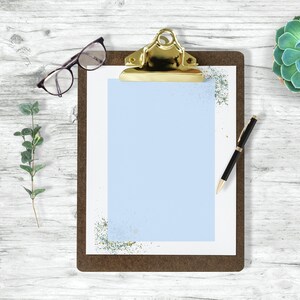 Abstract Printable Writing Paper, Stationery Printable, A4 and Letter ...