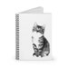 Grey Cat Spiral Notebook. Cute Spiral Journal. Animal Lover - Etsy