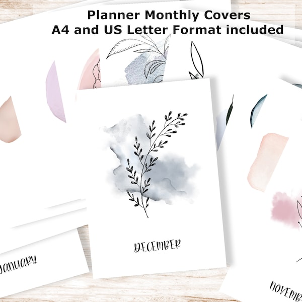 Botanical Planner - Etsy