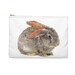 Small Bunny Pencil Pouch. Cute Rabbit Accessory Pouch. Large Pencil ...