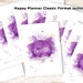 Purple Agenda Monthly Cover Pages. Printable Monthly Planner Covers ...