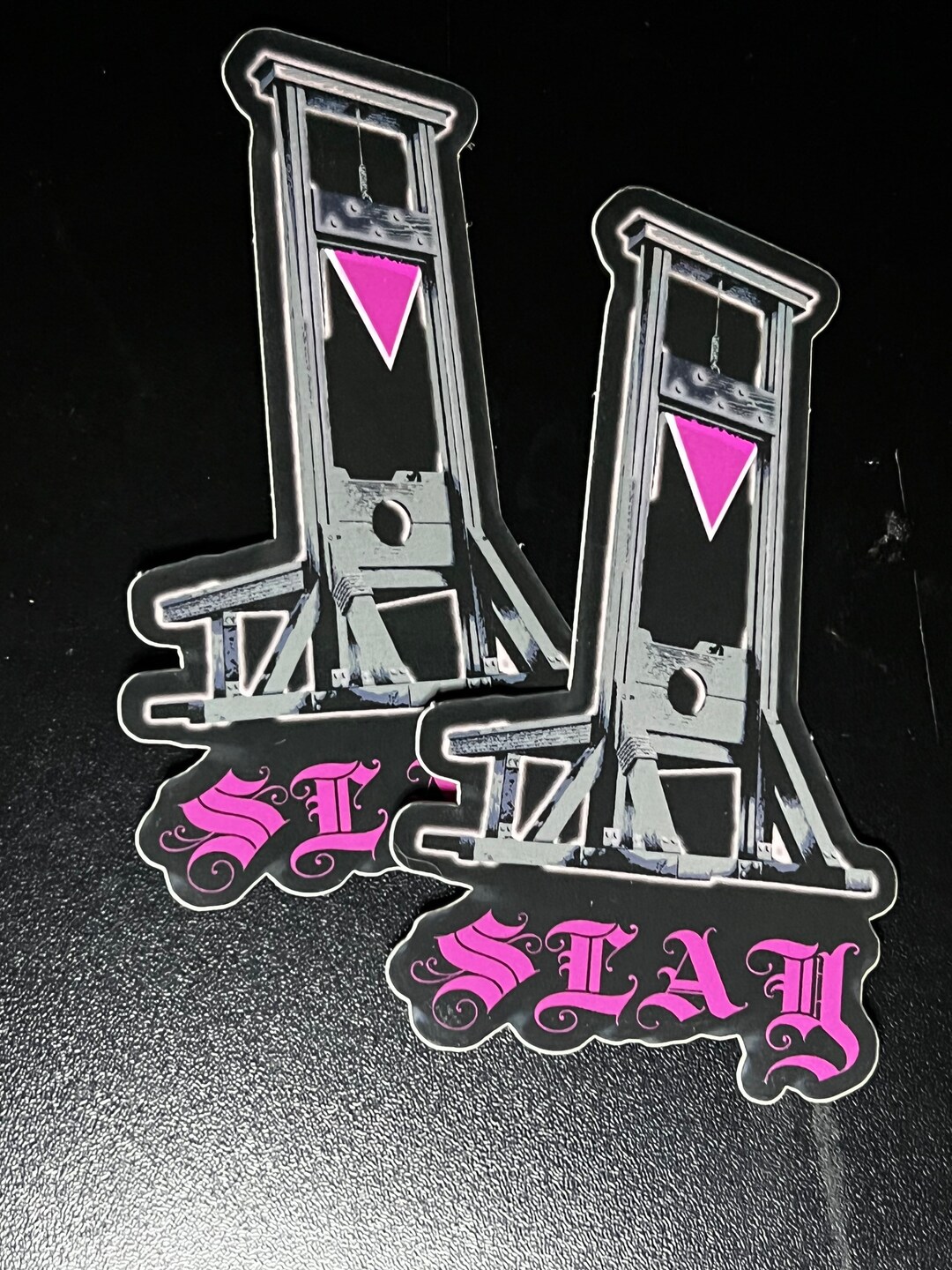 Slay Guillotine Sticker - Etsy