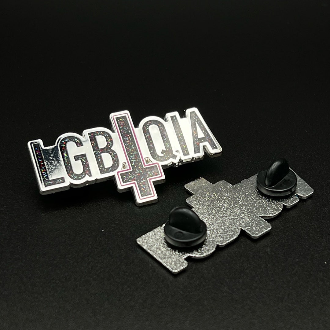 LGBTQIA Cross Enamel Pin - Etsy