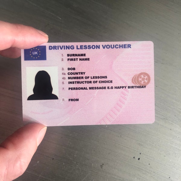 Fake Drivers License - Etsy