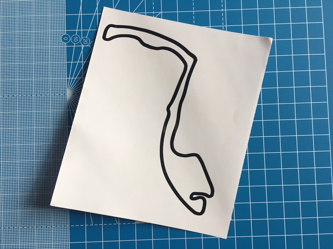 Monaco Decal Monte Carlo Racetrack Sticker Race Track Grand Prix F1 - Etsy