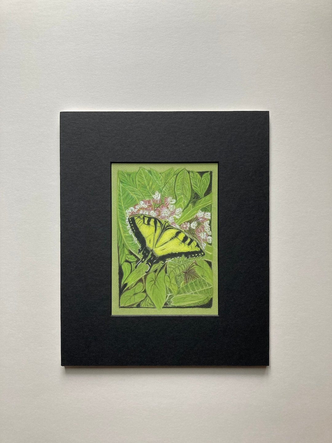 Eastern Tiger Swallowtail Print: Vintage Chic Butterfly Art. 10.25"x12 ...