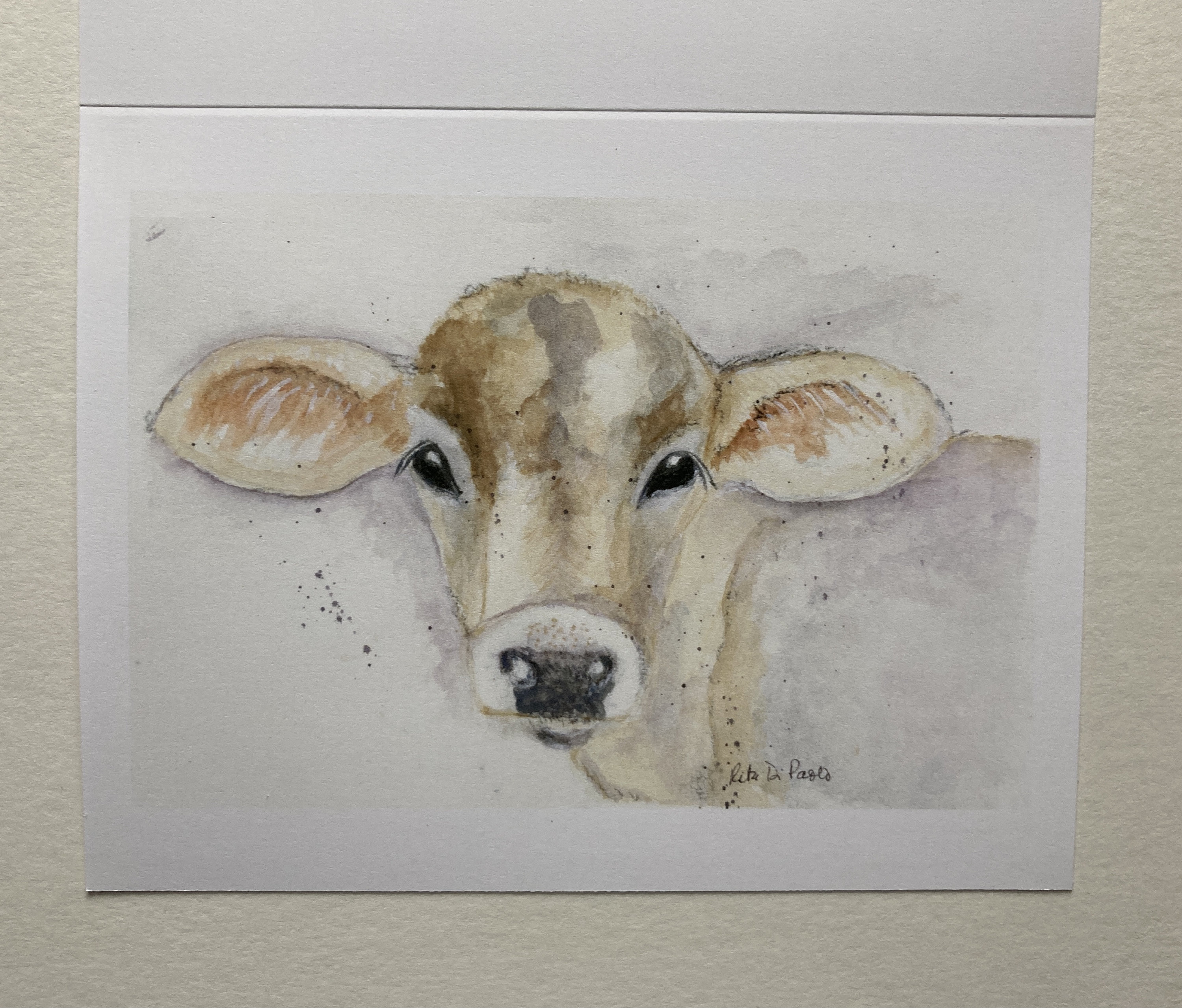 Cow Babe the Cow is so Cute Cottage Core Note Card Animal - Etsy