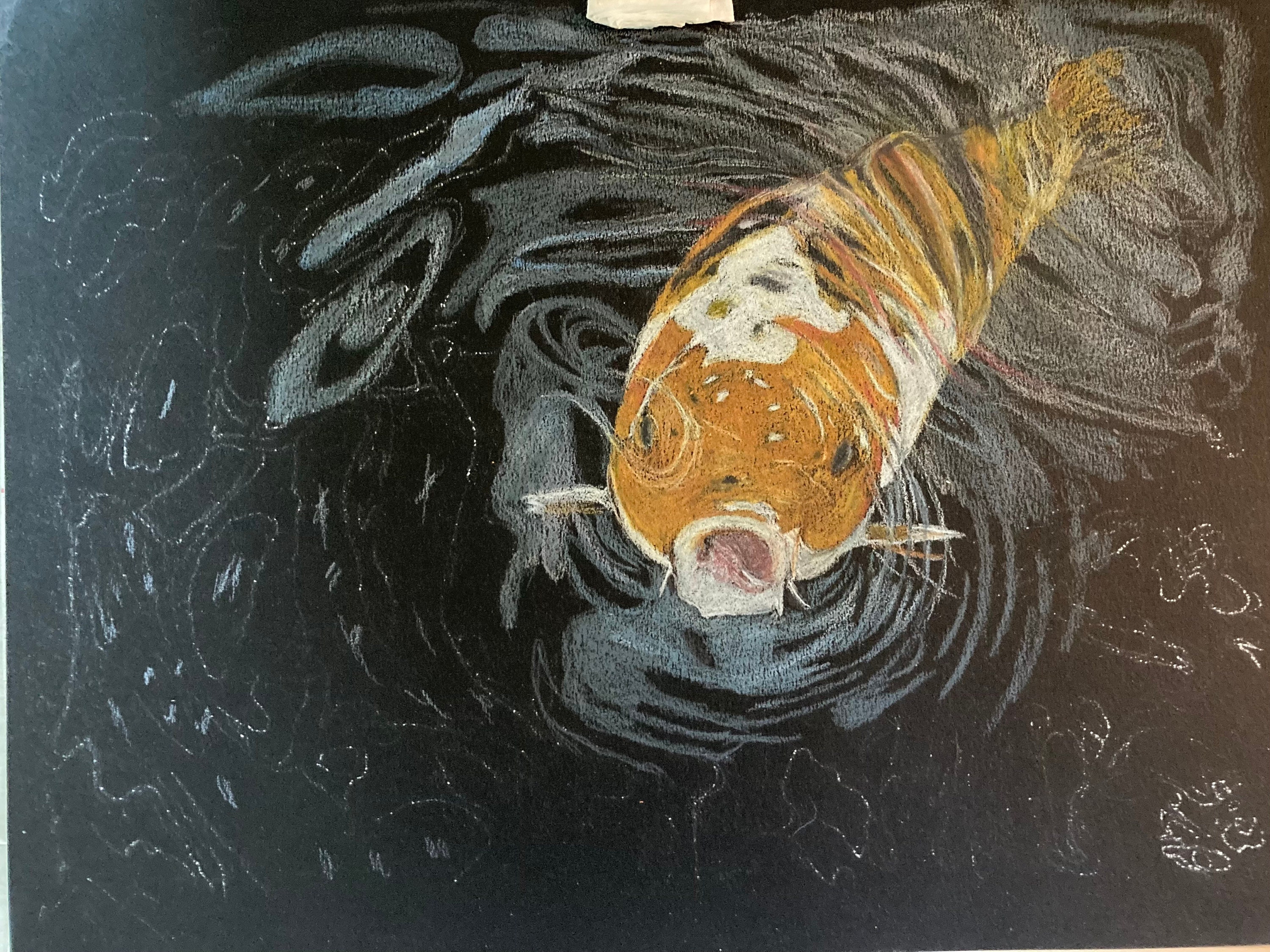 Koi Fish Art Print: Vibrant Japanese Wall Decor 11"x14" - Etsy