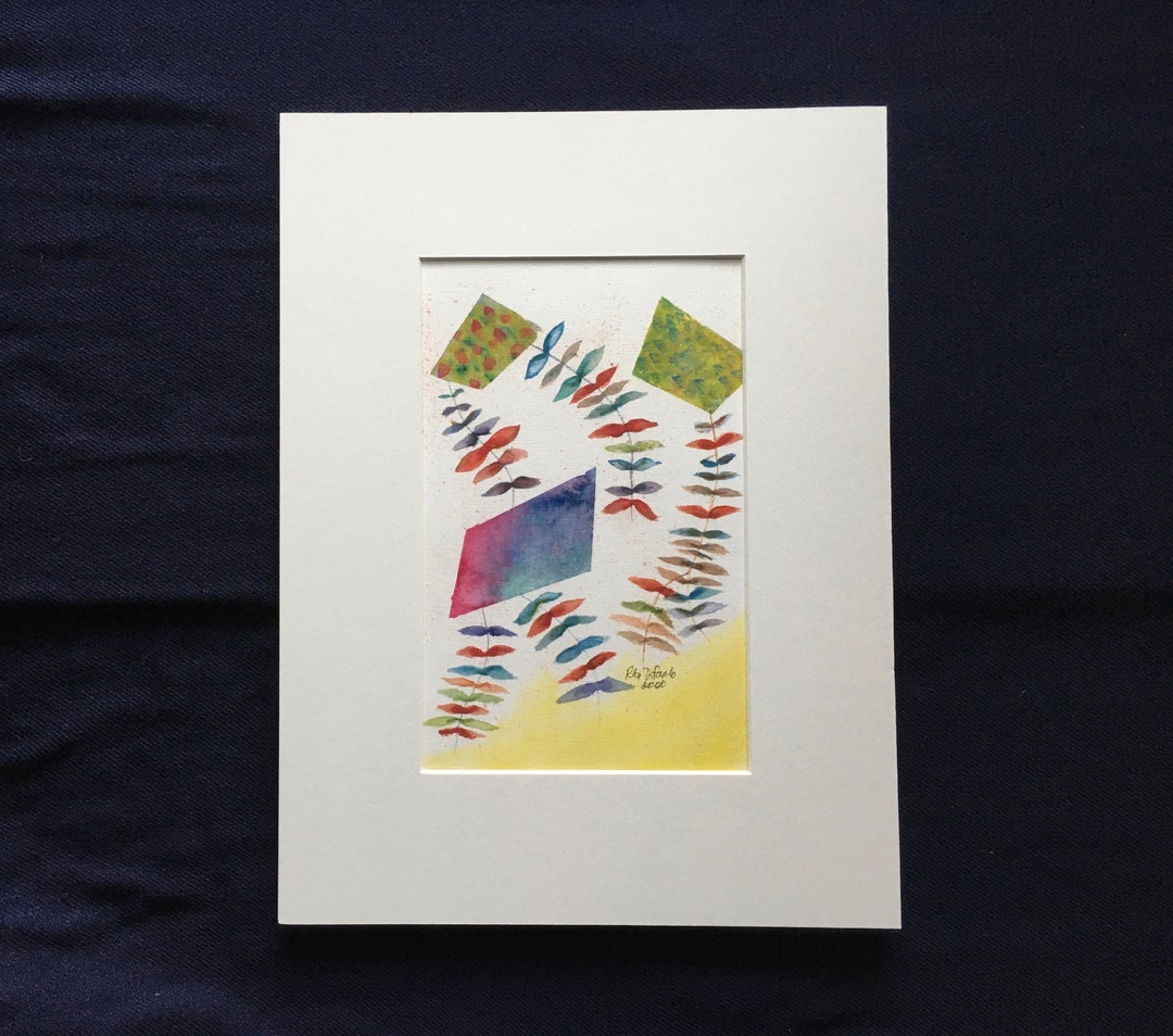 Kites, Colorful Watercolor Print, Wall Art, Whimsical Art, Kite Art ...