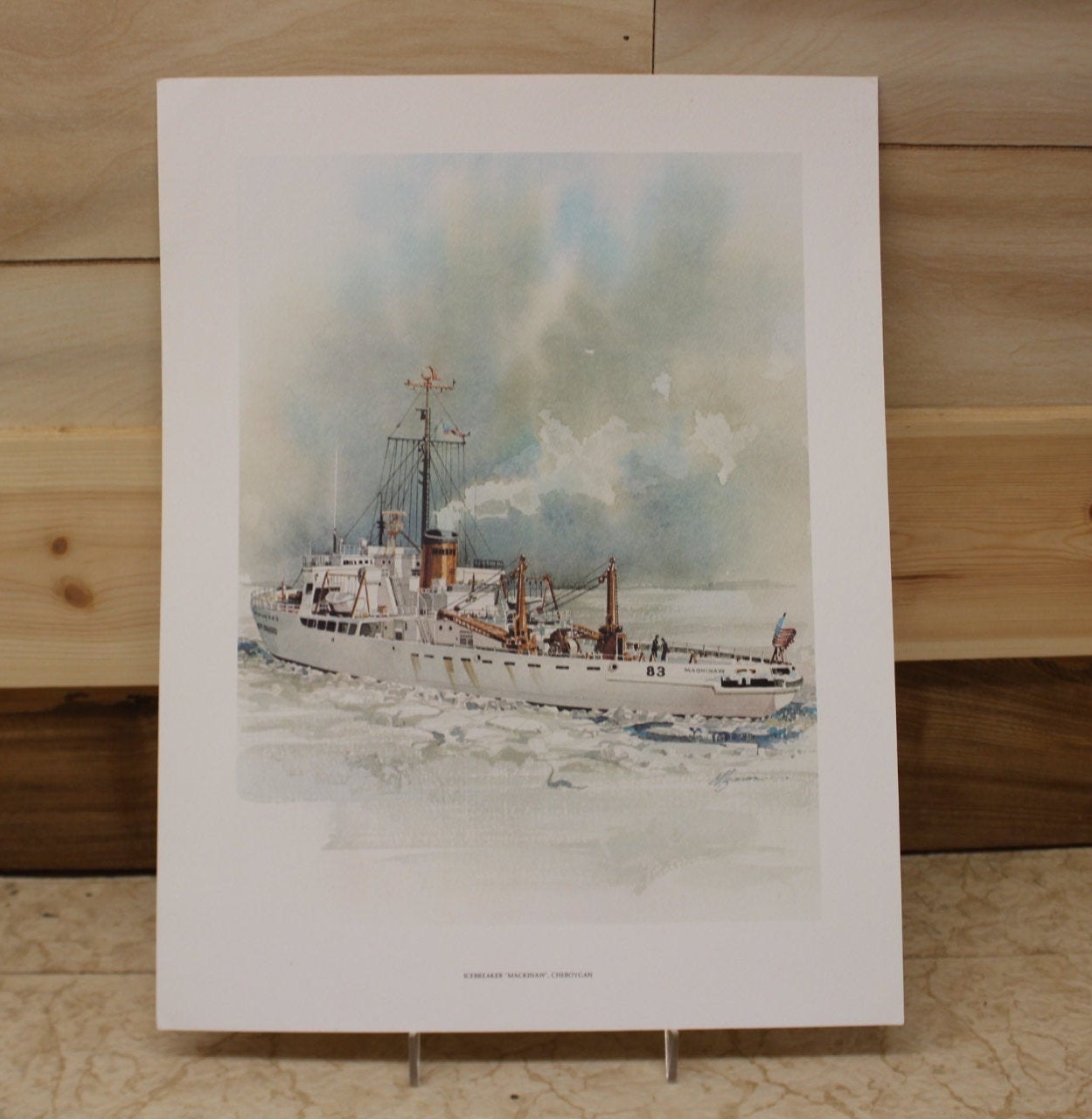 US Ships Water Colors Charles Forman Print - Etsy
