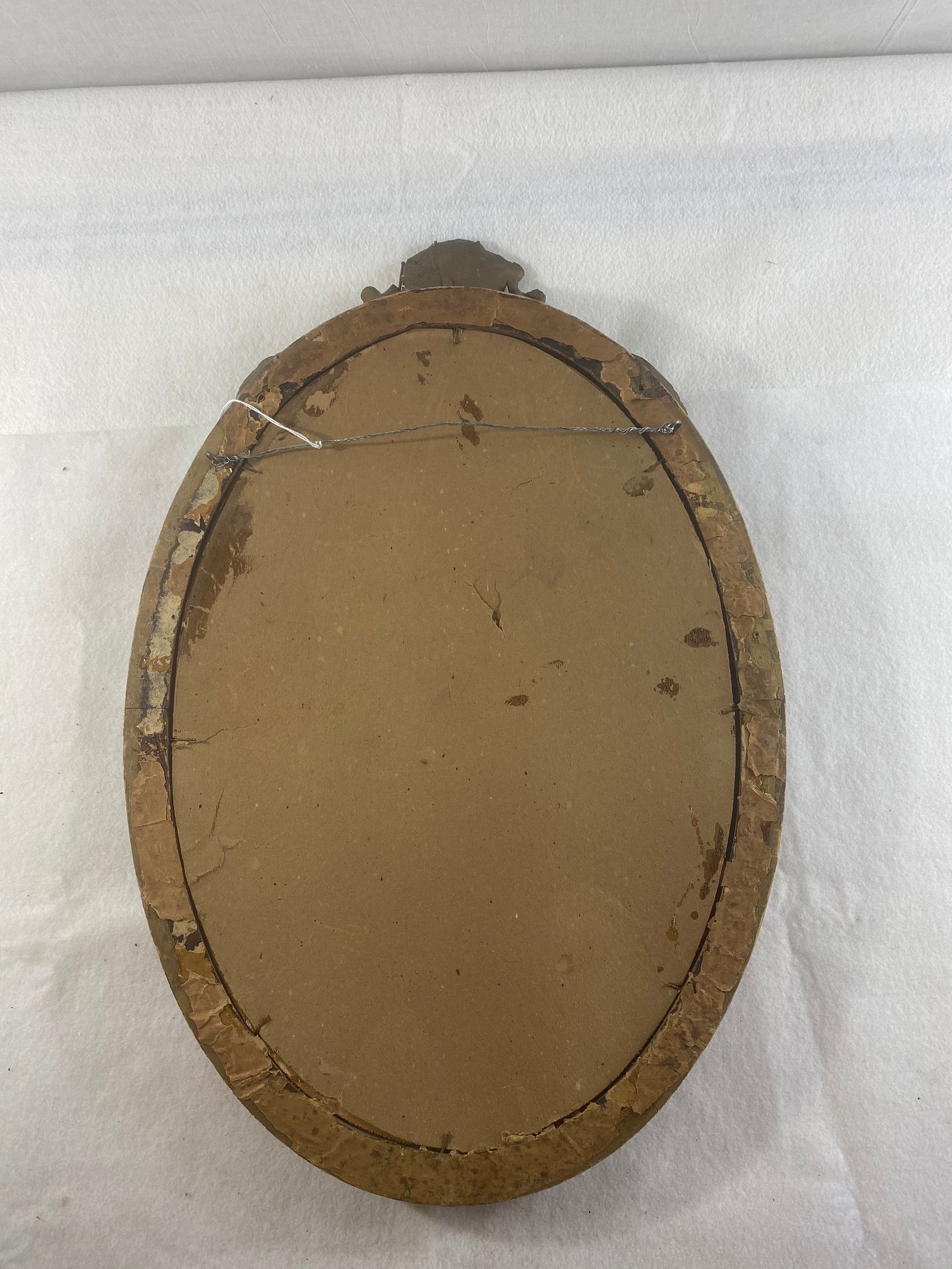 Antique Oval Photograph of a Baby in Raised Oval Frame - Etsy