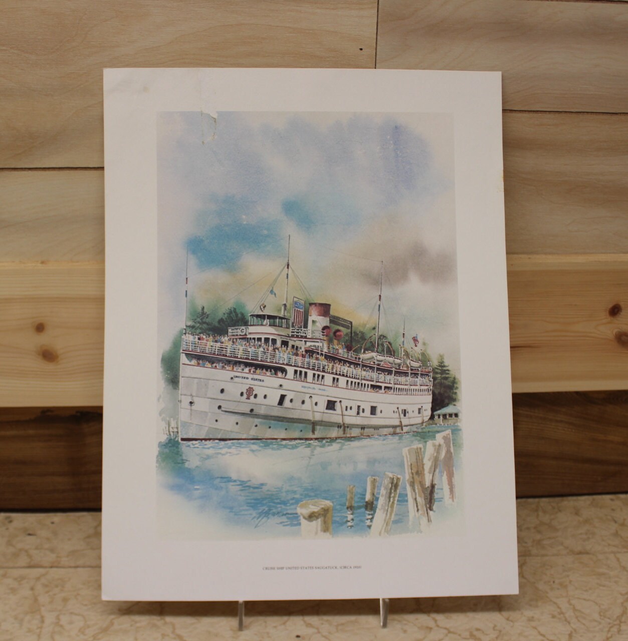 US Ships Water Colors Charles Forman Print - Etsy