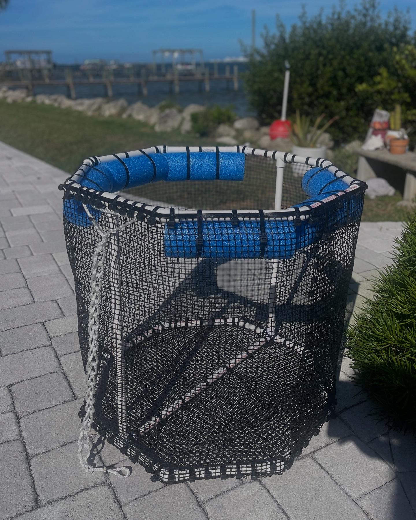 Collapsible Floating Live Bait Pen/bait Basket : 28" Wide 26" Tall - Etsy