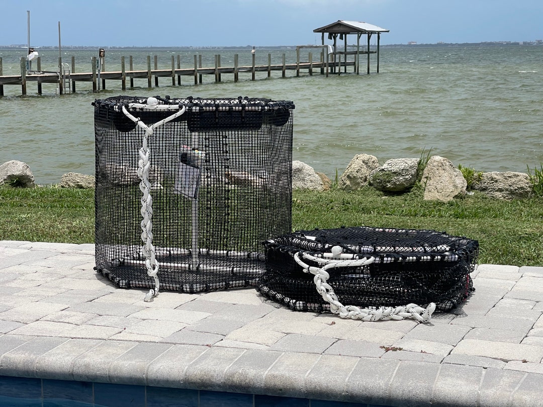 Collapsible Floating Live Bait Pen/bait Basket : 28" Wide 26" Tall - Etsy