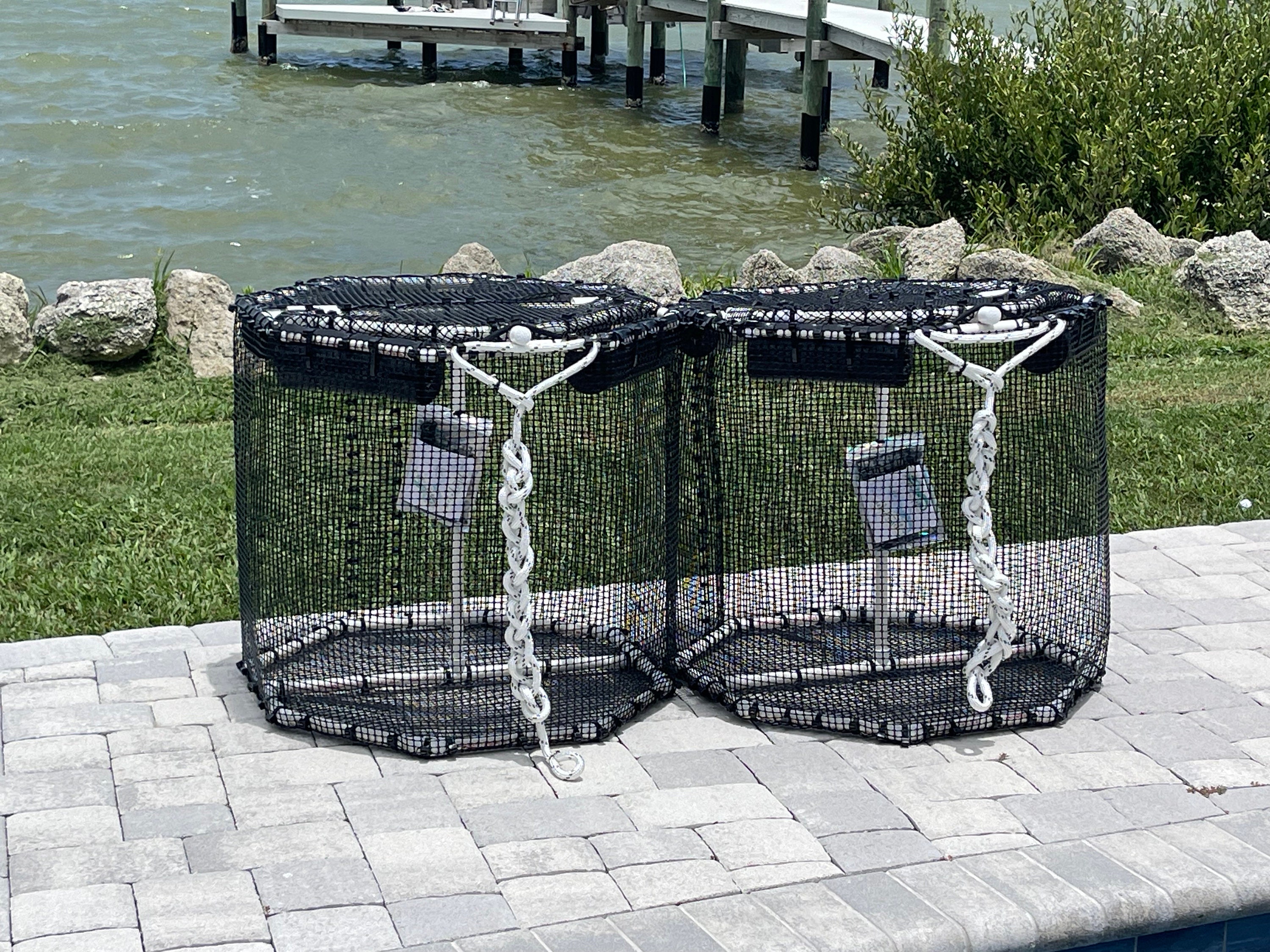 Collapsible Floating Live Bait Pen/bait Basket : 28" Wide 26" Tall - Etsy