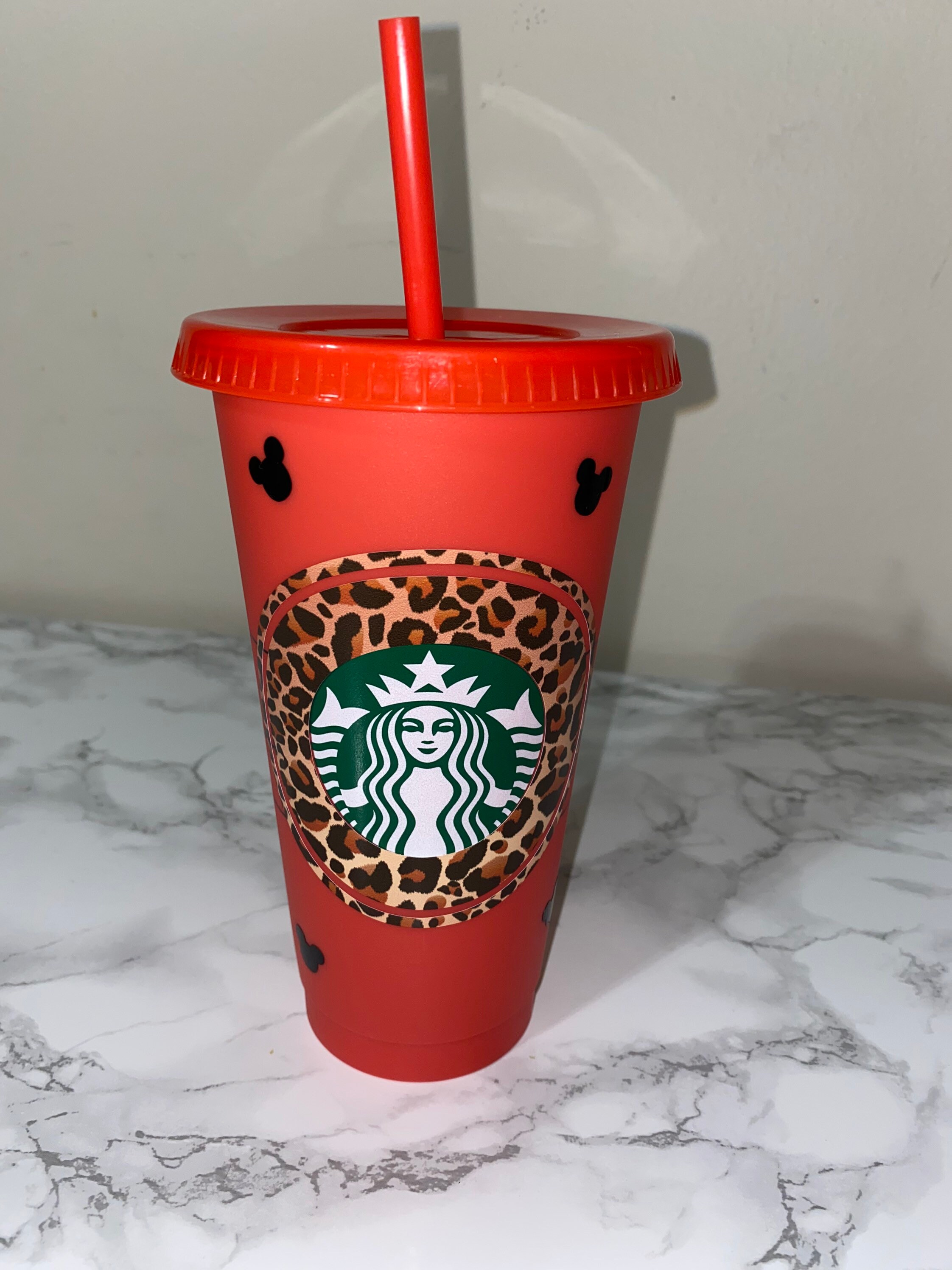 Minnie Mouse Bandana Starbucks Cup, Dodger Cup, Bad Bunny Cup ...
