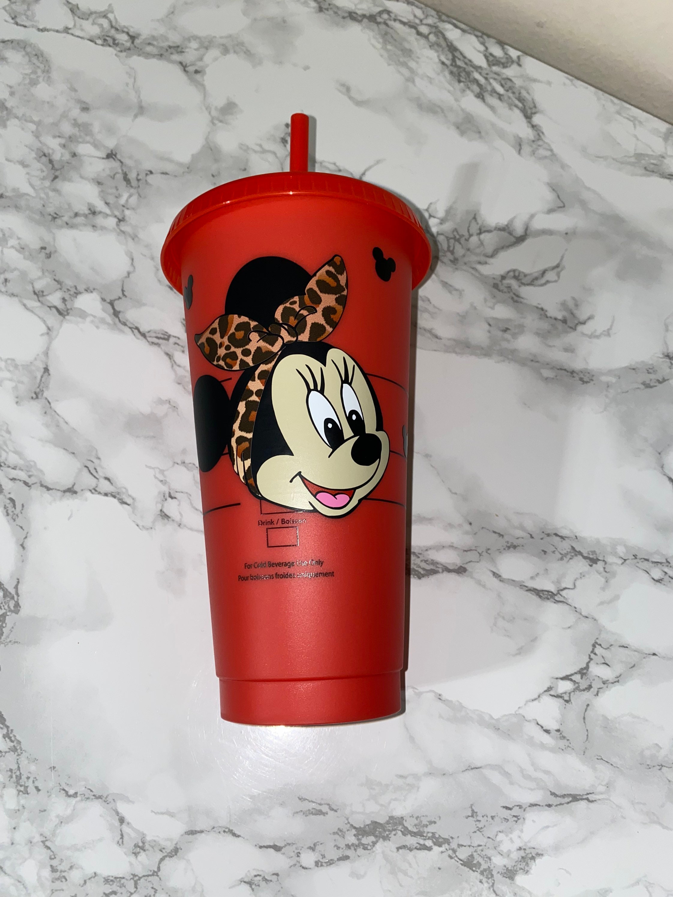 Minnie Mouse Bandana Starbucks Cup, Dodger Cup, Bad Bunny Cup ...