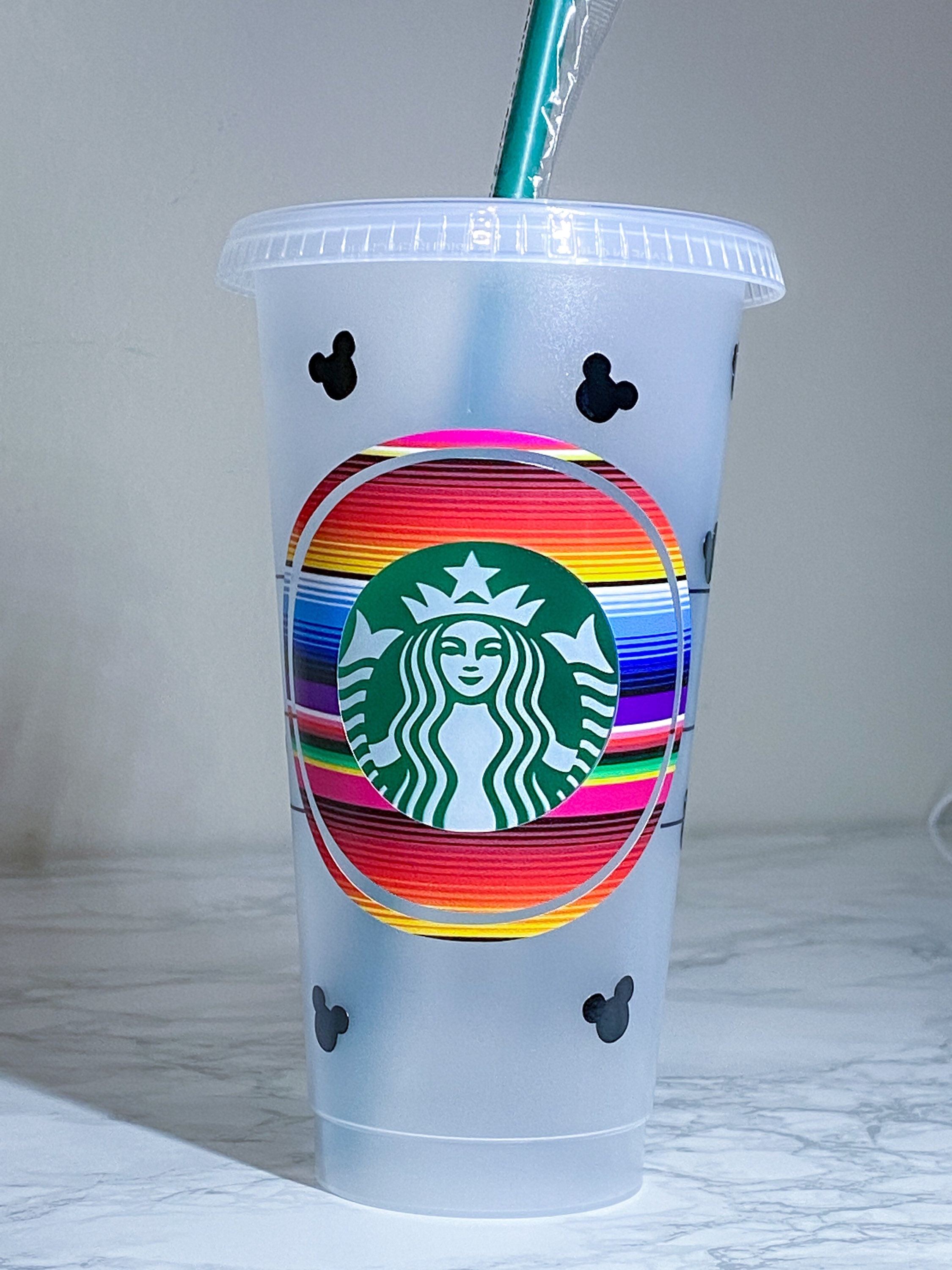 Minnie Mouse Bandana Starbucks Cup, Dodger Cup, Bad Bunny Cup ...