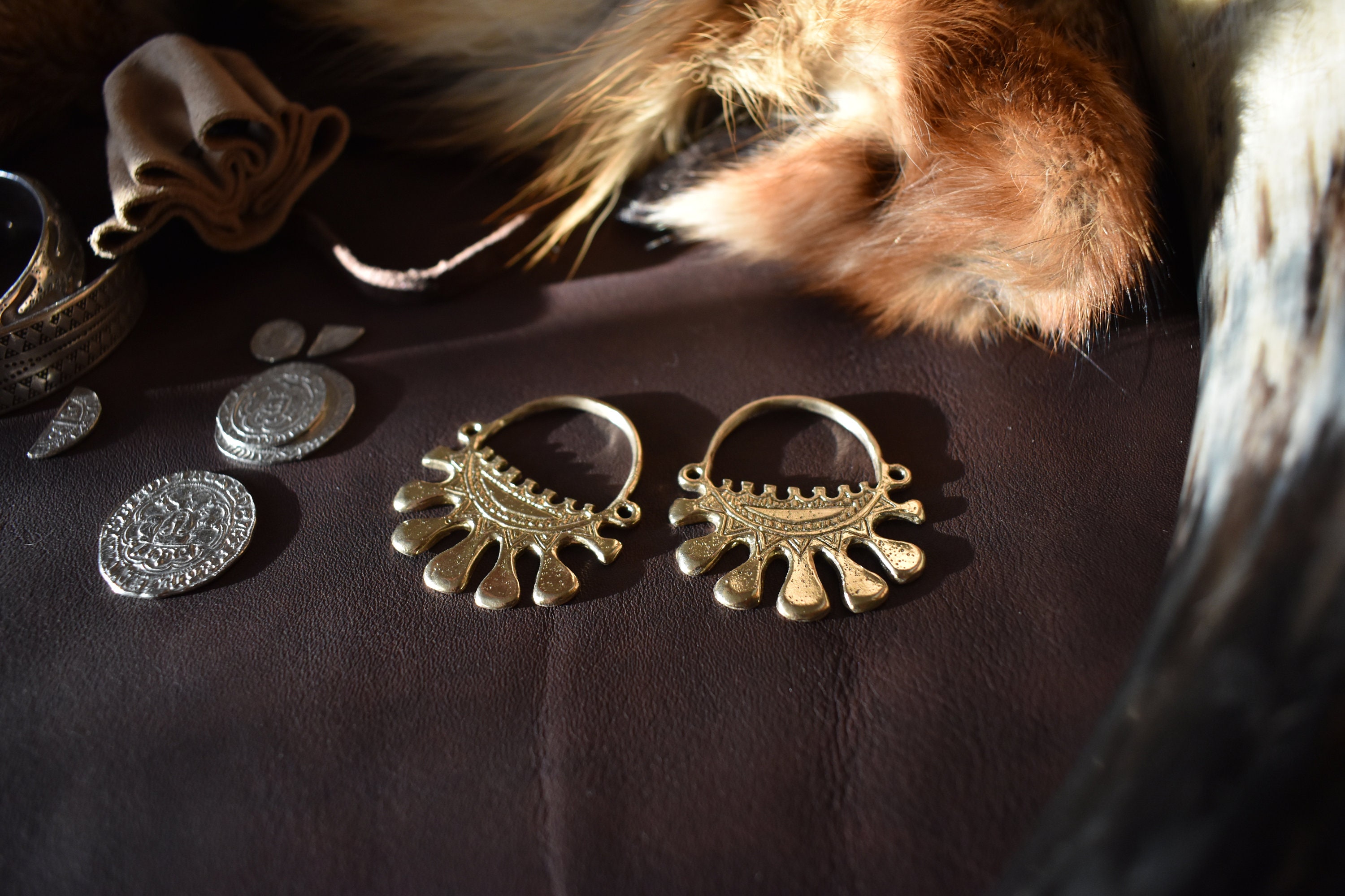 Woman Temple Rings for Reenactor Slavic Balt Viking Kievan Rus - Etsy