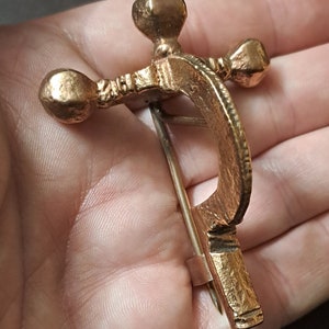 Roman Crossbow Fibula Historical Brooch Replica Bronze Cloak Pin ...