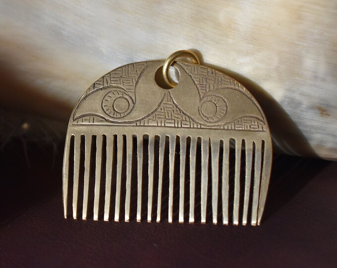 Late Iron Age Bronze Comb Replica TANWORTH-IN-ARDENA Anglo- Saxon Comb ...