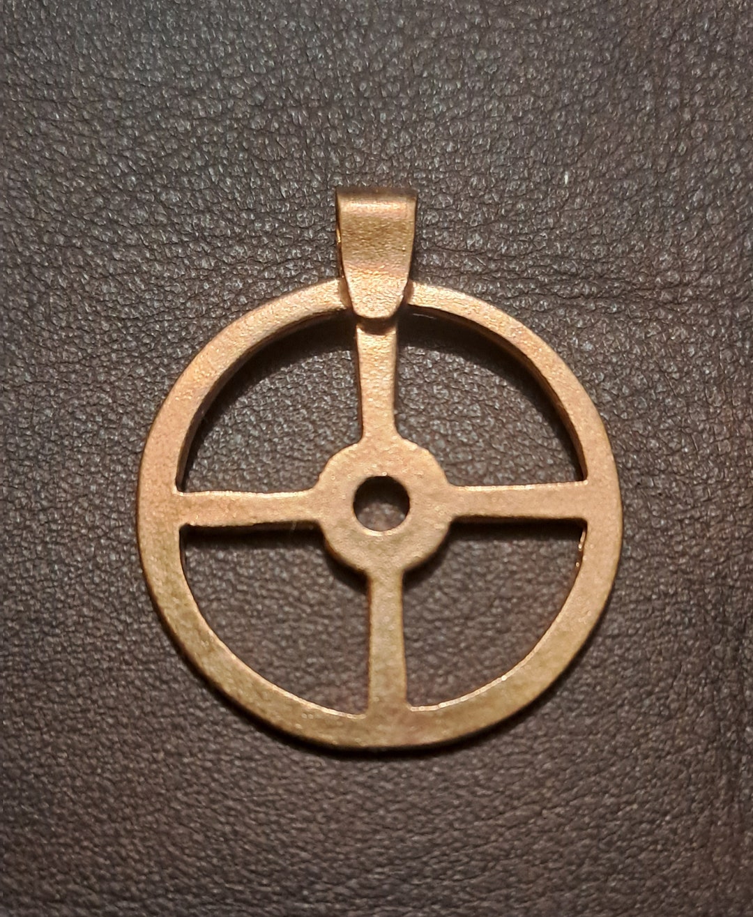 Norse Solar Cross Sun Necklace Pagan Pendant Nordic Jewellery Bronze ...