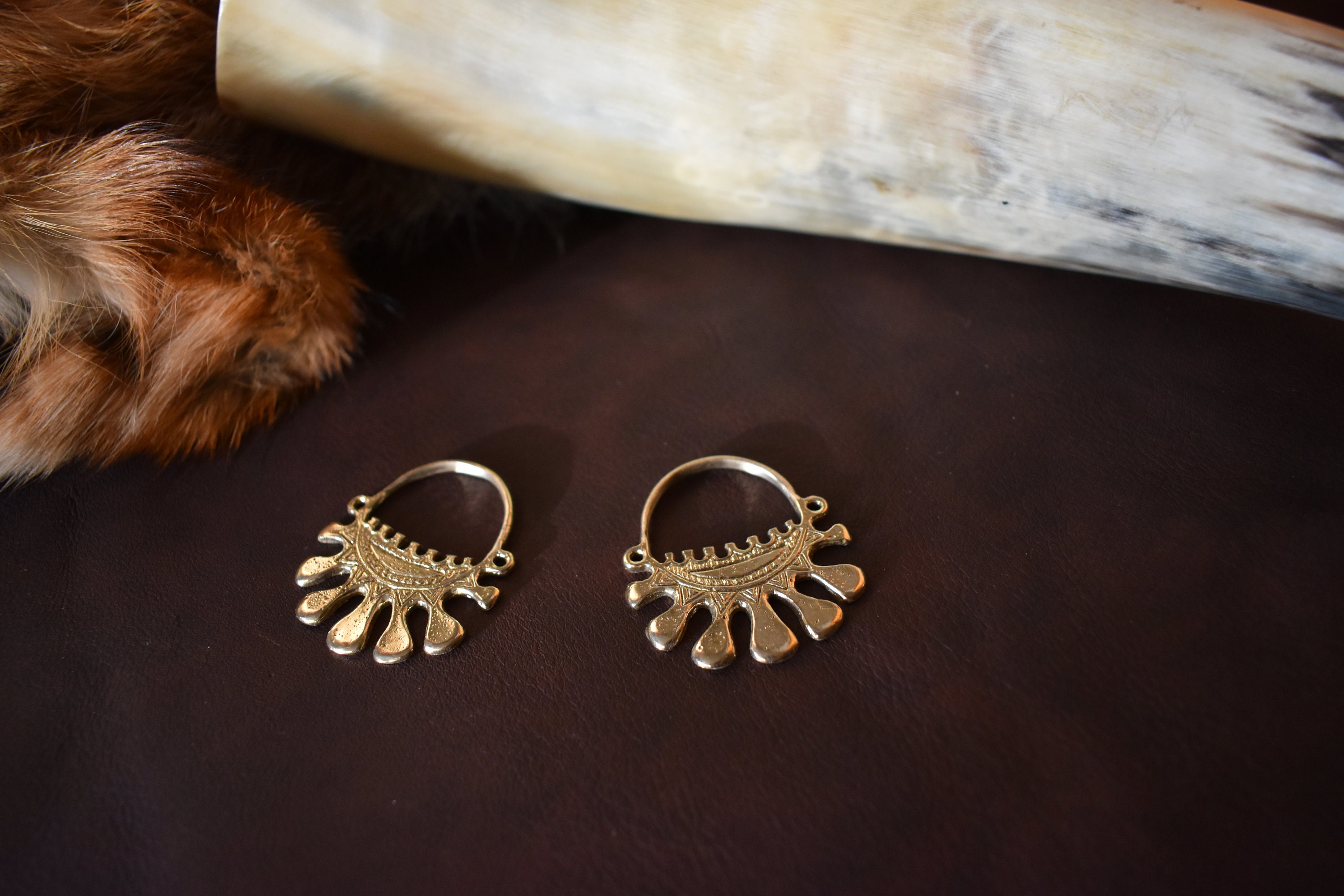 Woman Temple Rings for Reenactor Slavic Balt Viking Kievan Rus - Etsy