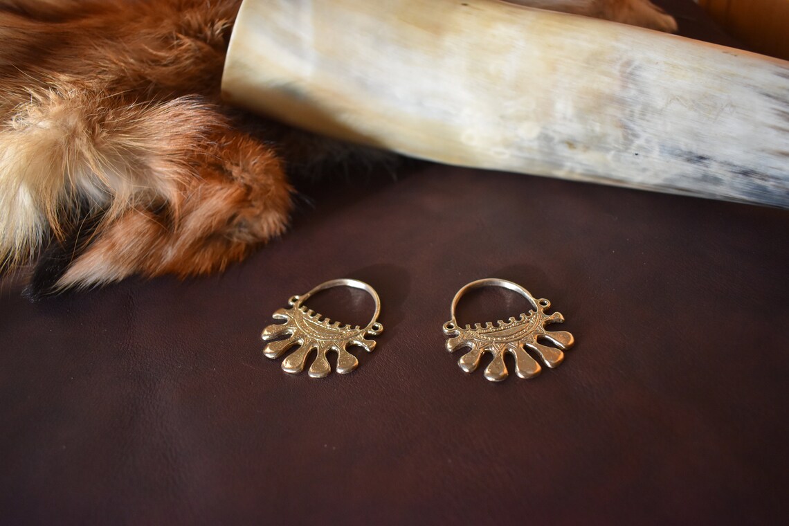 Woman Temple Rings for Reenactor Slavic Balt Viking Kievan Rus | Etsy