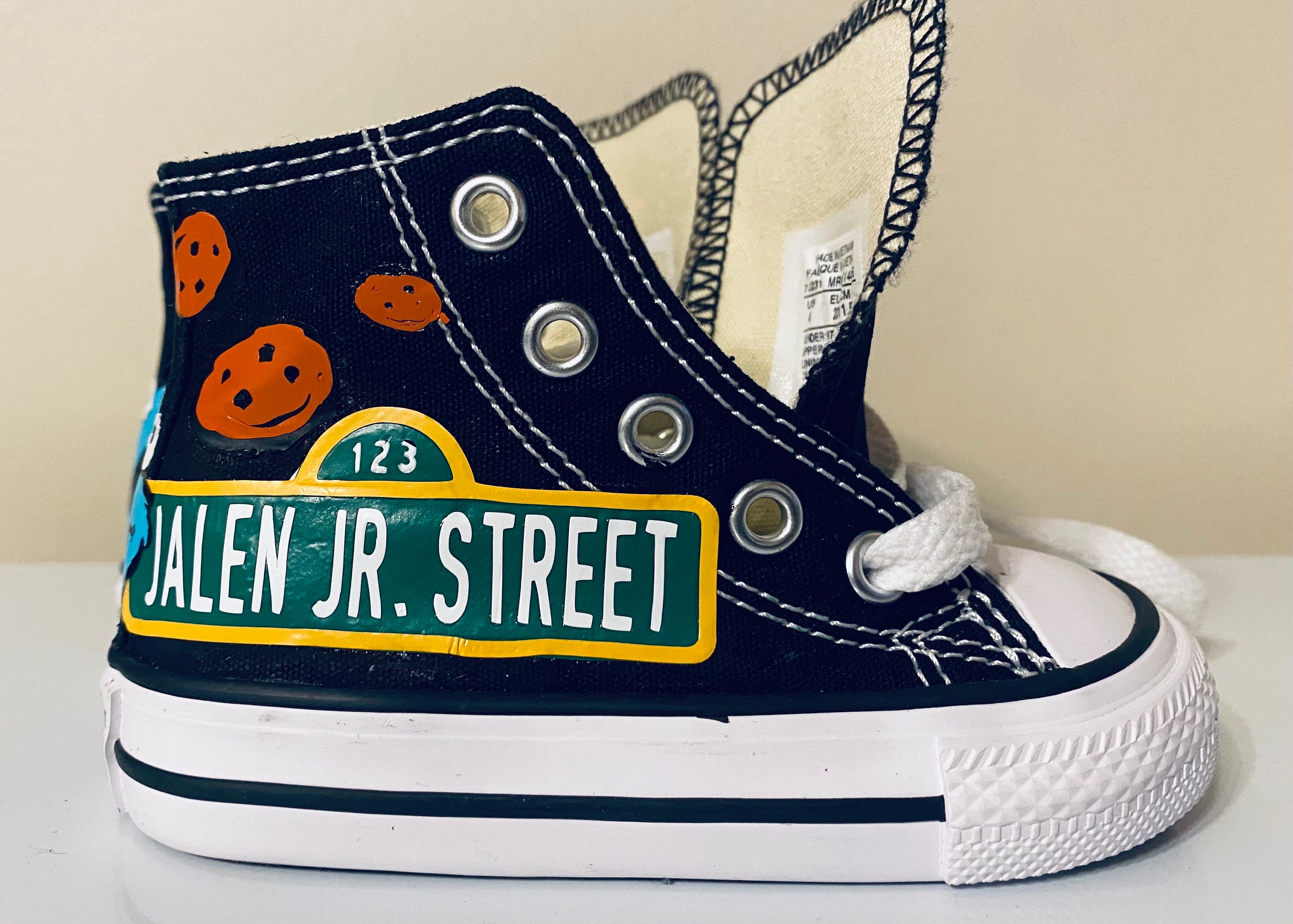 Custom Sesame Street Converse - Etsy