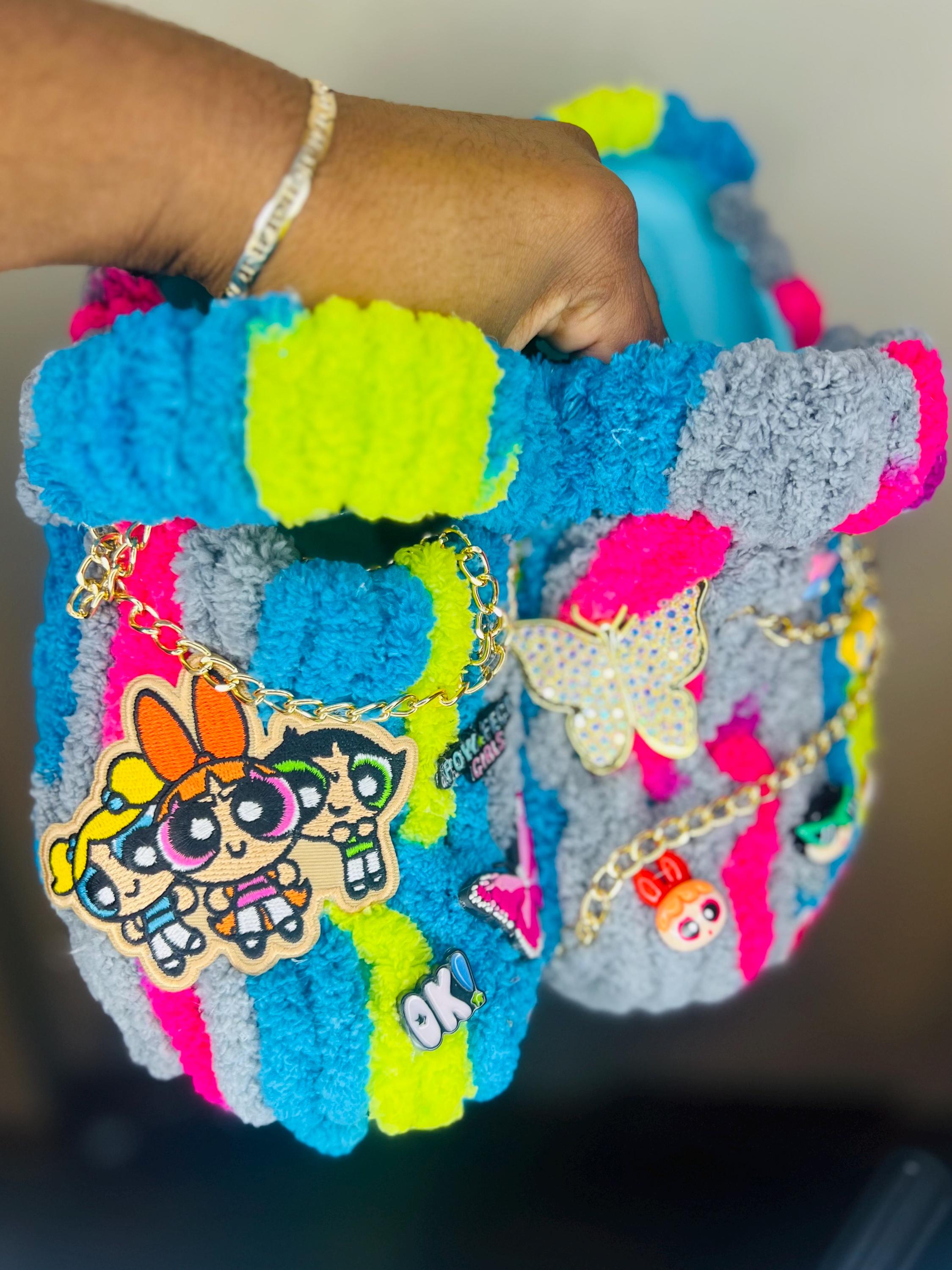 Power Puff Girls Inspired Yarn Crocs - Etsy