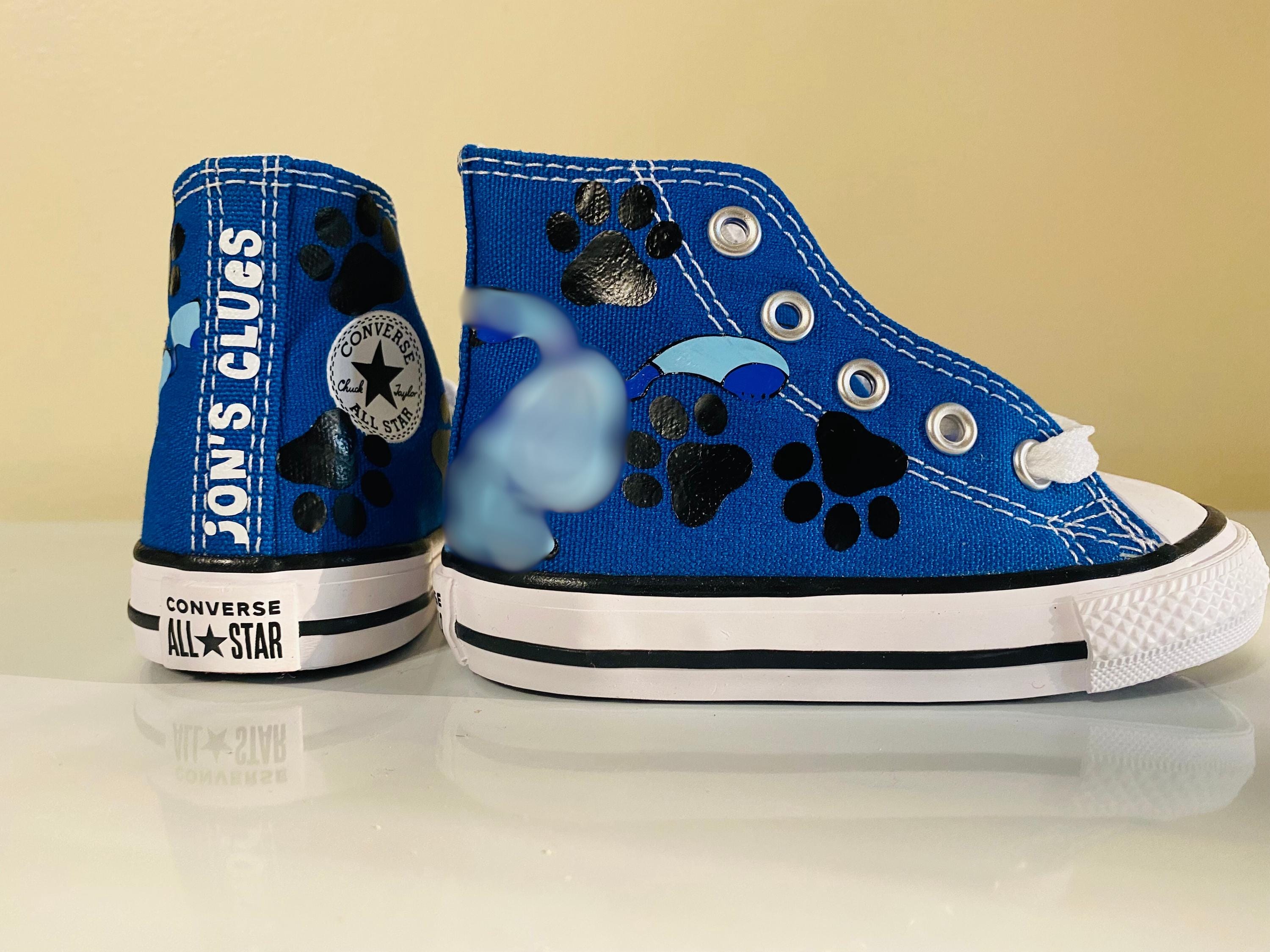 Custom Blue's Clues Converse All Stars – Personalized Sneakers - Etsy