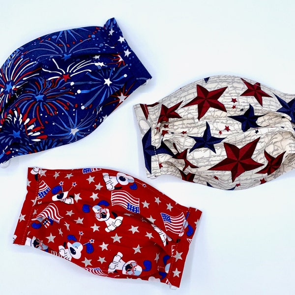 Patriotic Face Mask - Etsy