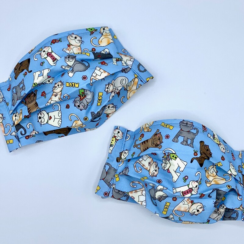 Cat Face Mask - Etsy