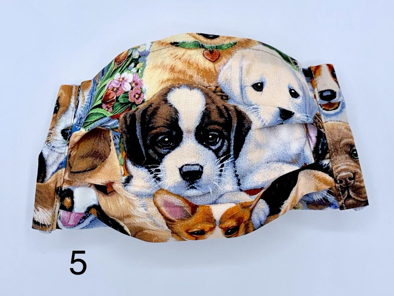 Unique Dog Face Mask Collage Shepards Goldens Adult with | Etsy