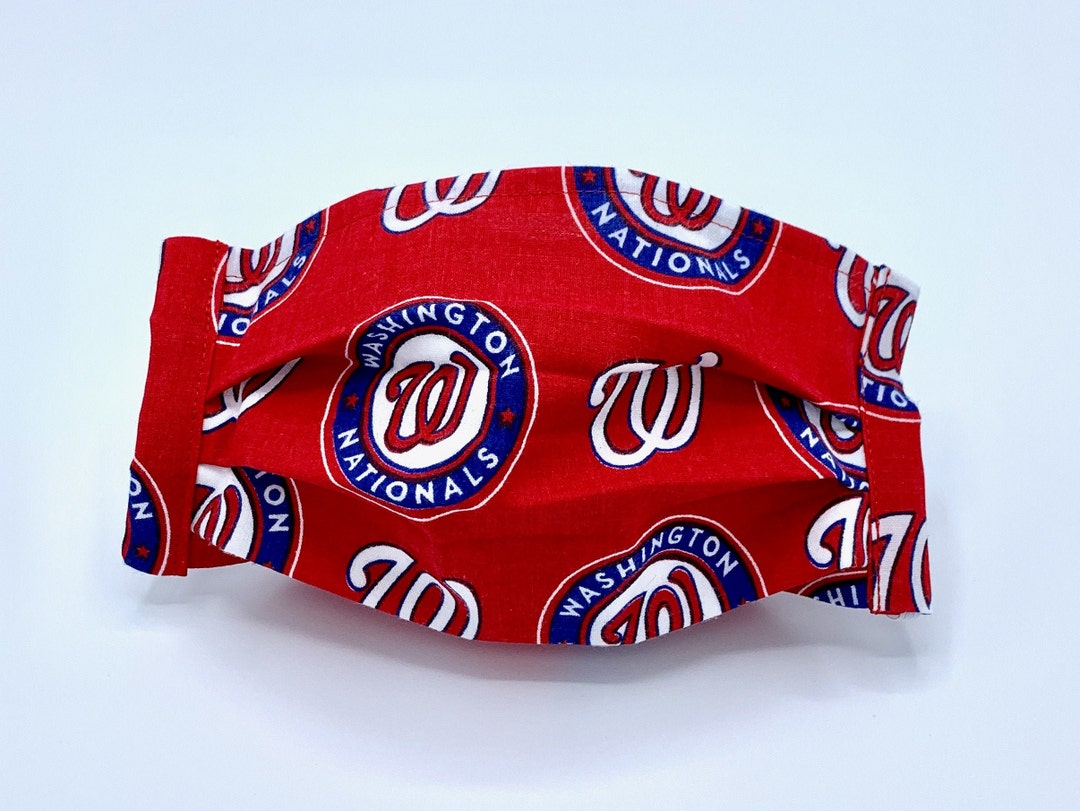 Washington Nationals Face Mask: Adult Baseball Mask With Filter Pocket ...