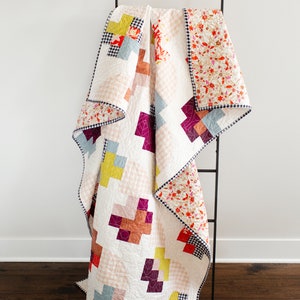 Plus Sign Quilt Pattern Modern Quilt Pattern Modern Plus Quilt ...