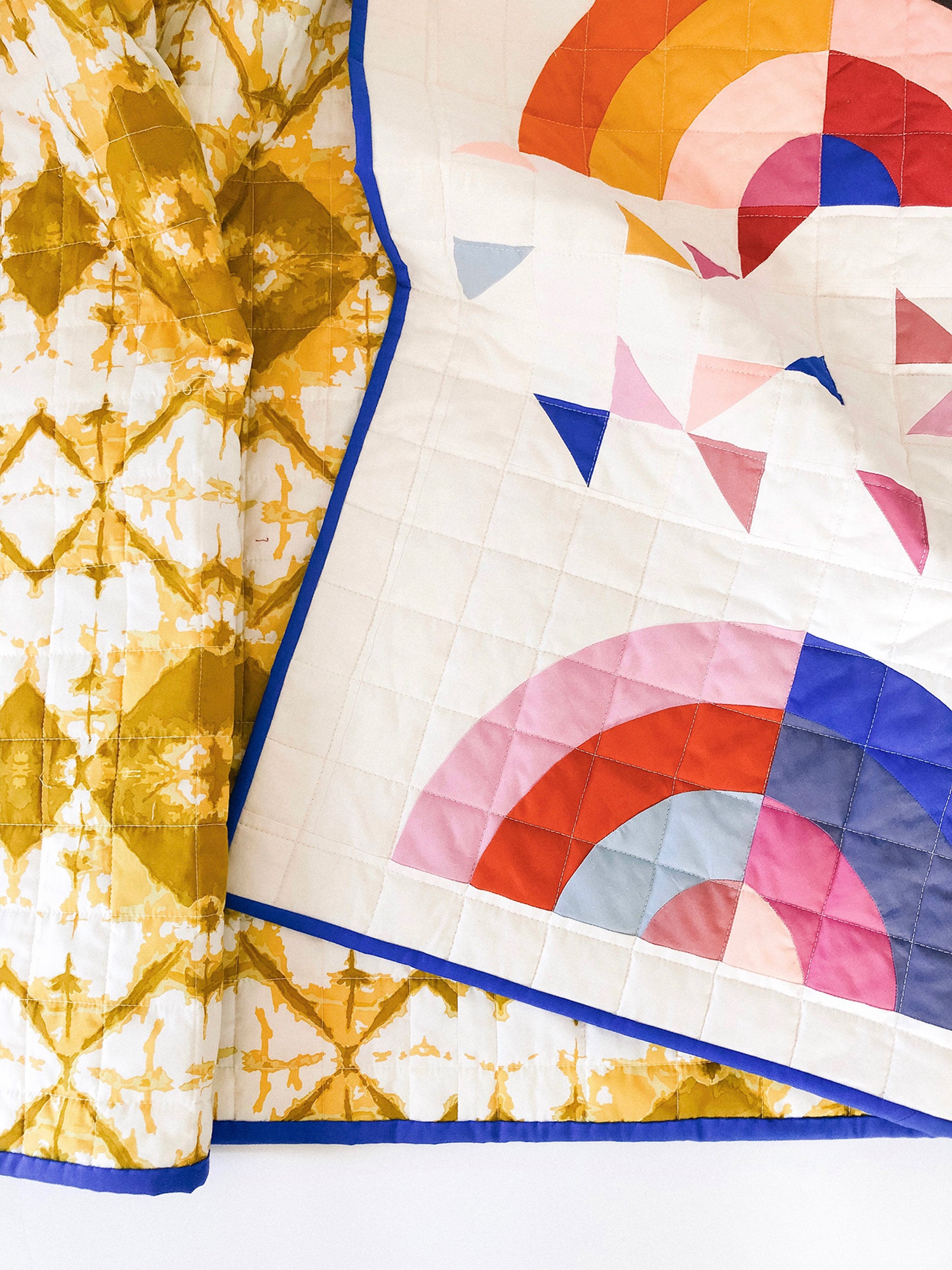 Rainbow Quilt Pattern Modern Quilt Pattern Fat Quarter - Etsy